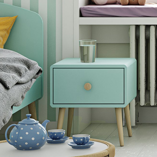 Norden Home Karon Manufactured Wood Bedside Table | Wayfair.co.uk