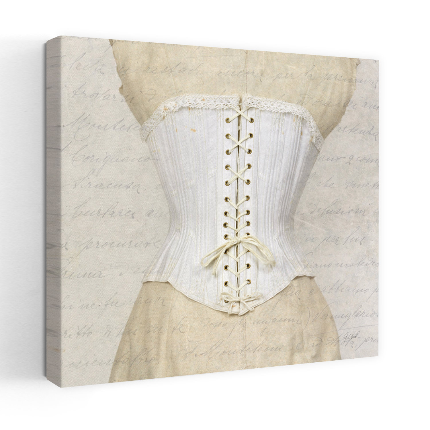 Red Barrel Studio® Corset III Retro Vintage Abstract Art | Wayfair