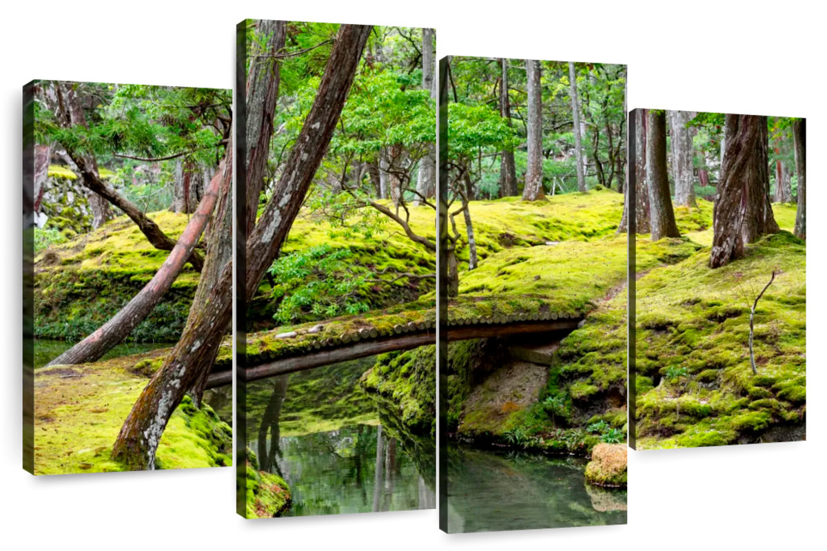 Millwood Pines Alvord Bridge Over Calm Water | Wayfair