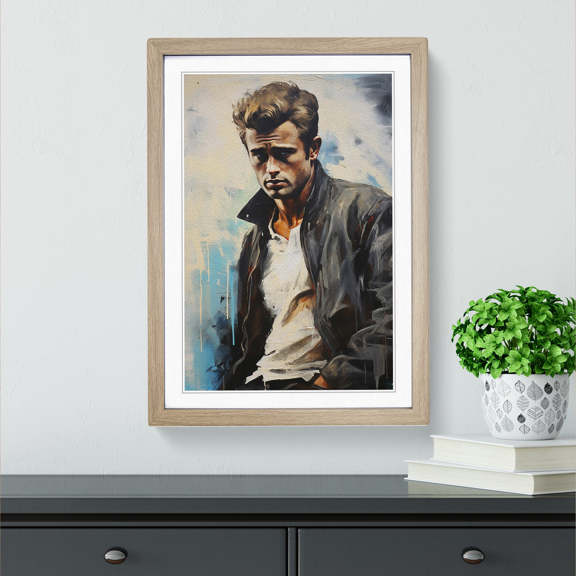 Big Box Art XYZ-FRM-V1223-3842 James Dean Hard Edge - Print | Wayfair.co.uk