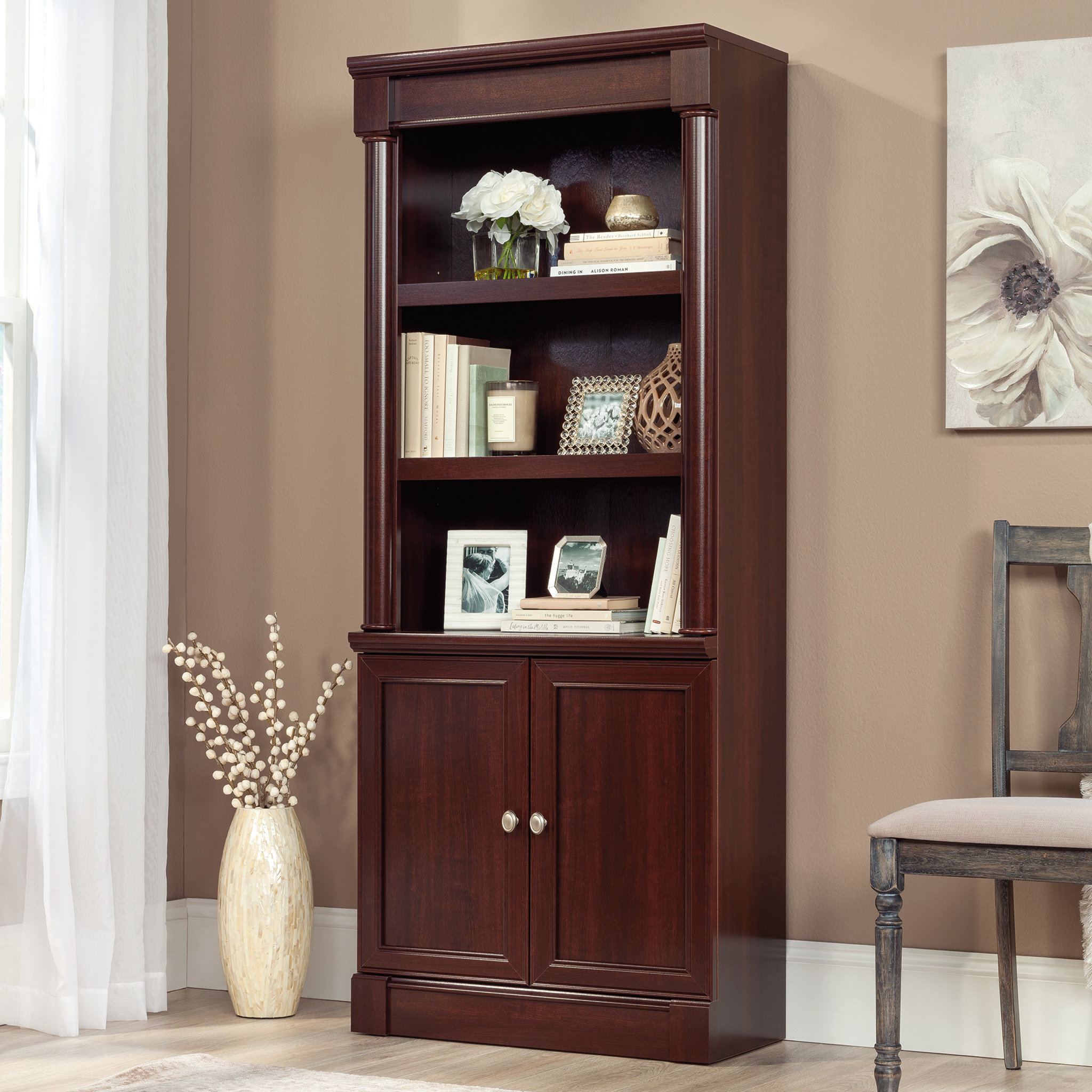 Darby Home Co Manahan Storage Bookcase & Reviews | Wayfair