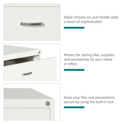 Inbox Zero 30'' Wide 2 -Drawer Steel File Cabinet & Reviews | Wayfair