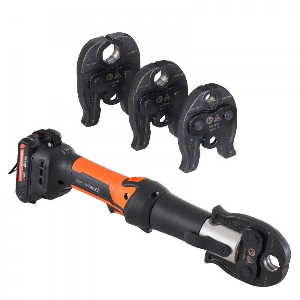 Orren Ellis Pro Press Tool Pipe Crimping Kit Press Tool Battery Kit 1/2 ...
