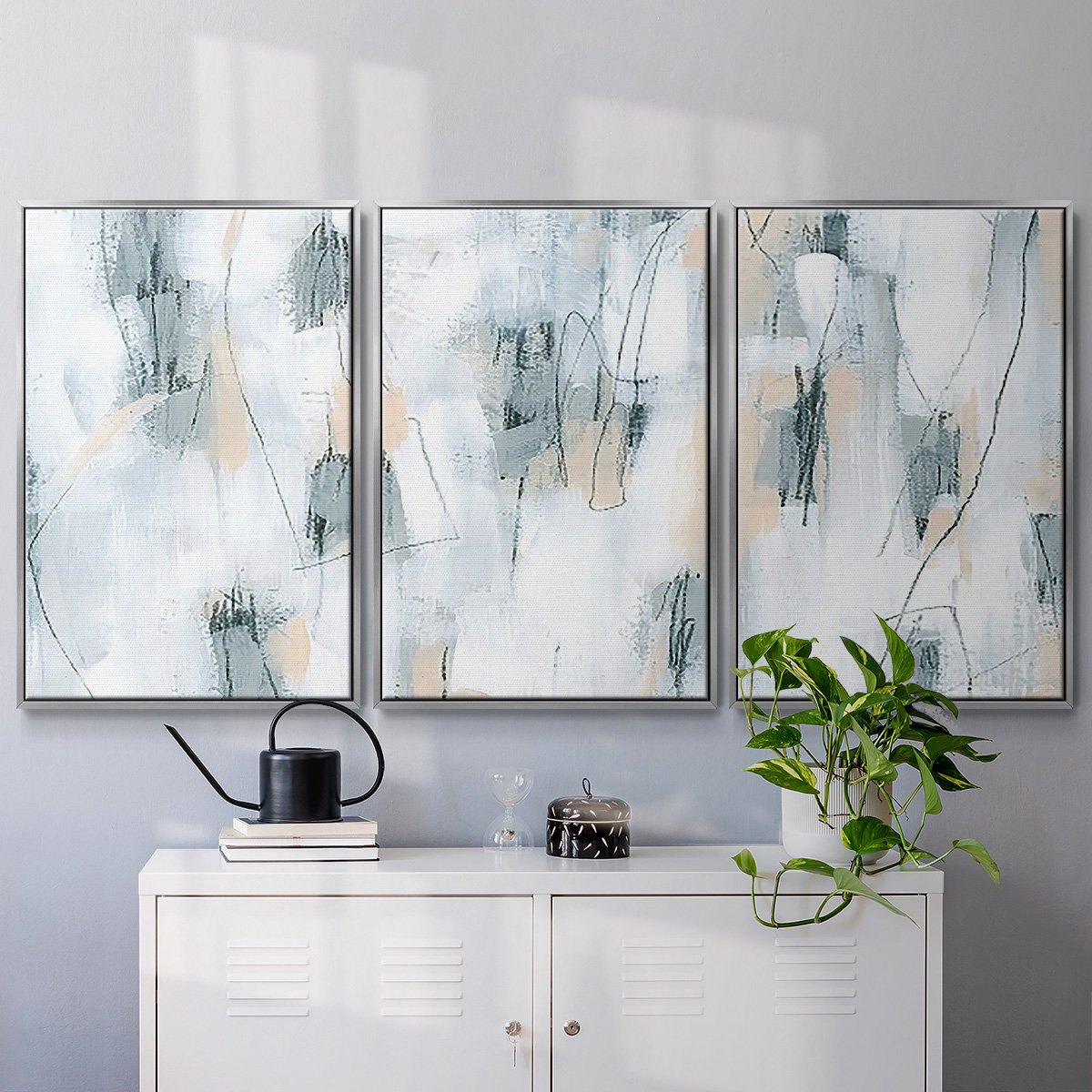 Wrought Studio Stone Hatchmarks II - Multi Piece Framed Canvas ...