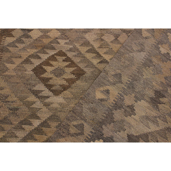 Isabelline Madee Geometric Handmade Rectangle 5'4" x 6'7" Wool Area Rug ...
