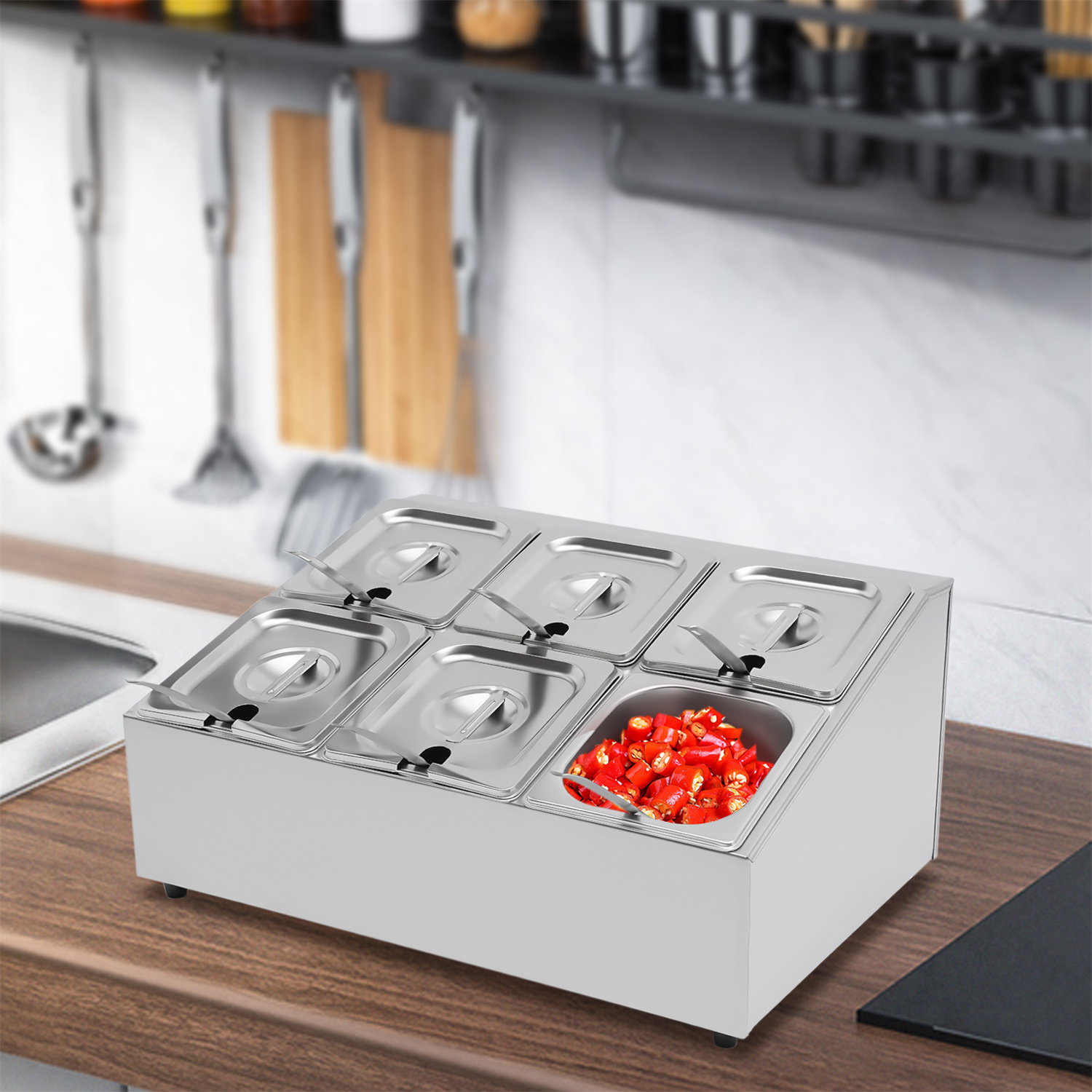 Prep & Savour Freestanding Stainless Steel Spice Rack - Wayfair Canada