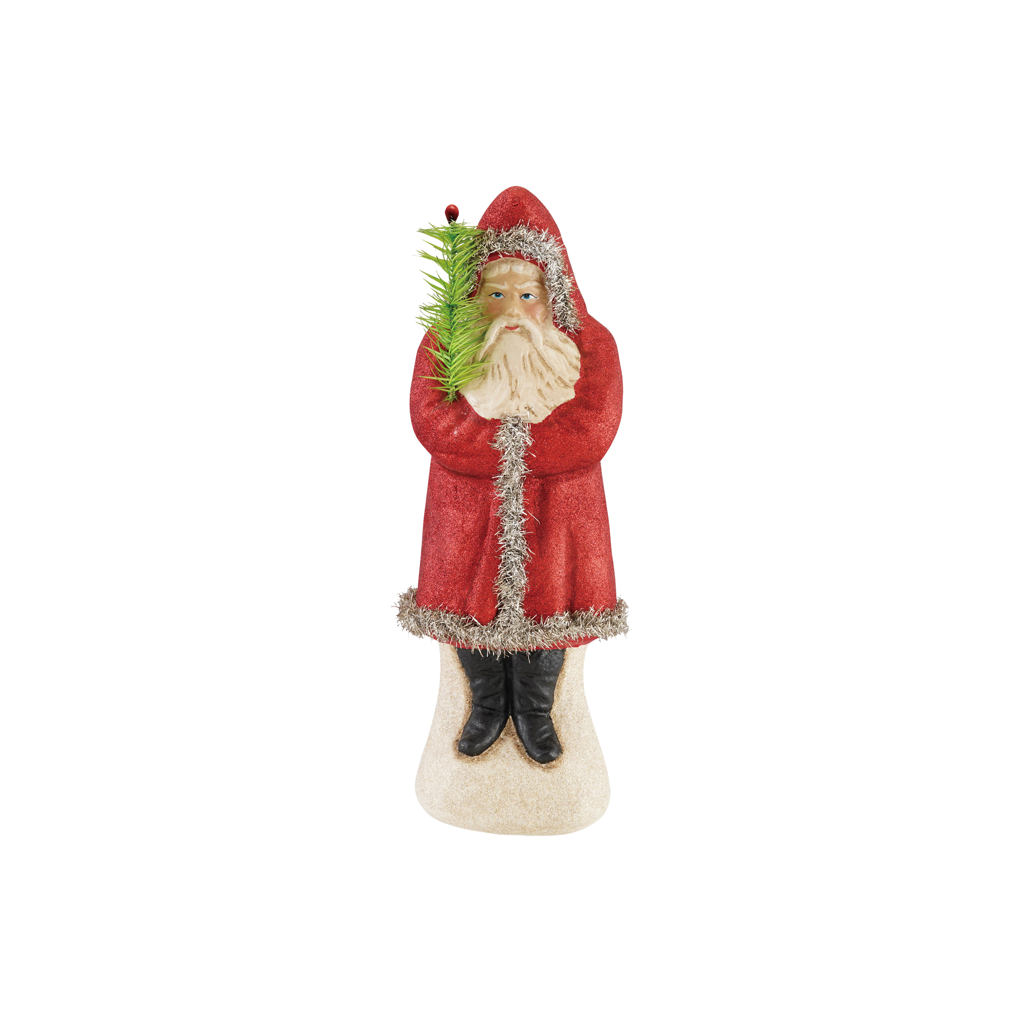 August Grove® Paper Mache Vintage Reproduction Belsnickel With Bottle ...