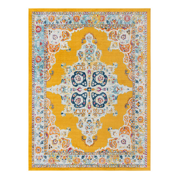 Yellow & Gold Area Rugs You'll Love | Wayfair