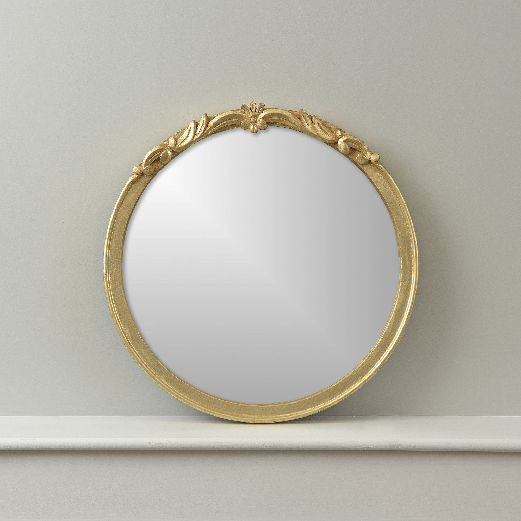 Astoria Grand Holst Wood Concave Wall Mirror | Wayfair