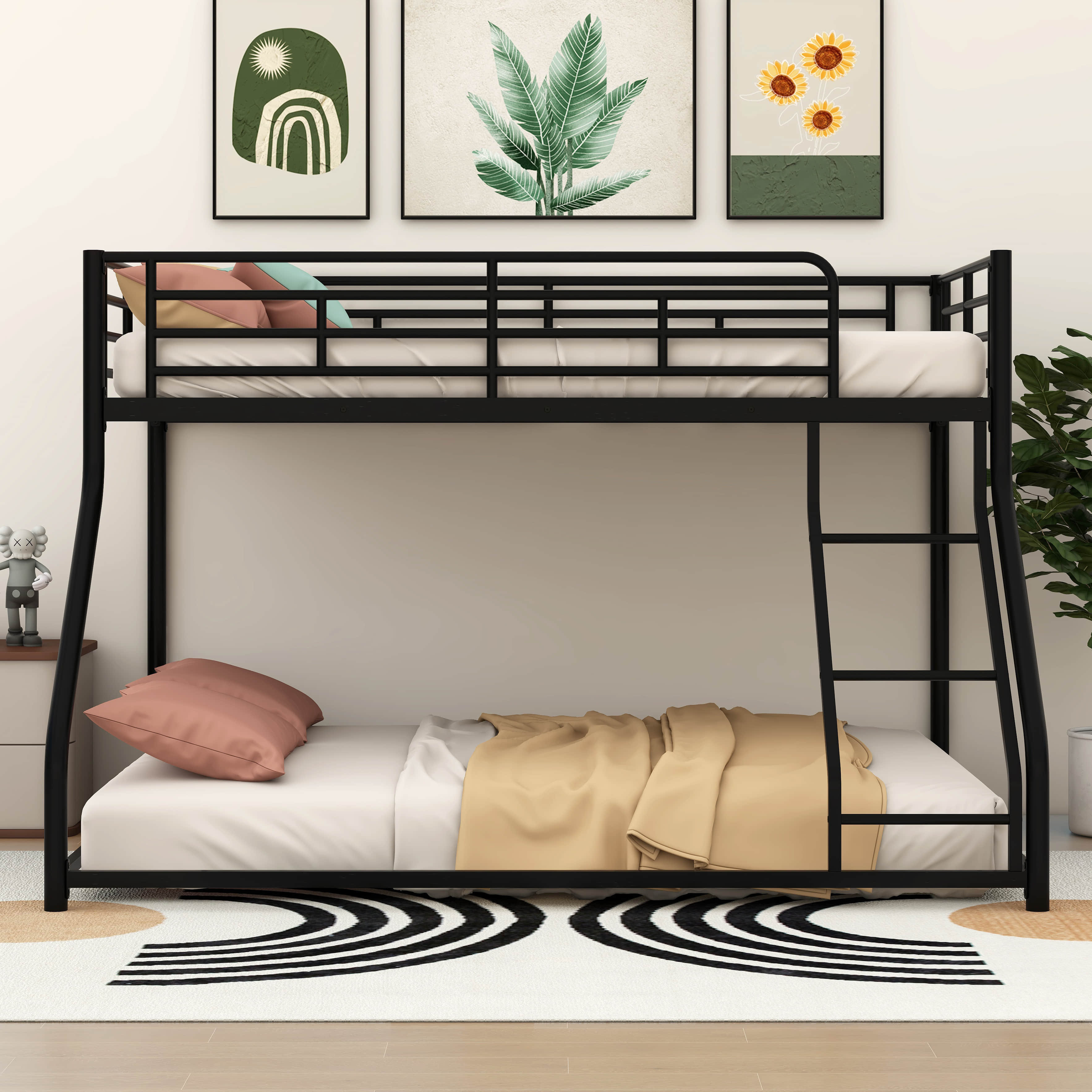 Isabelle & Max™ Metal Floor Bunk Bed - Wayfair Canada