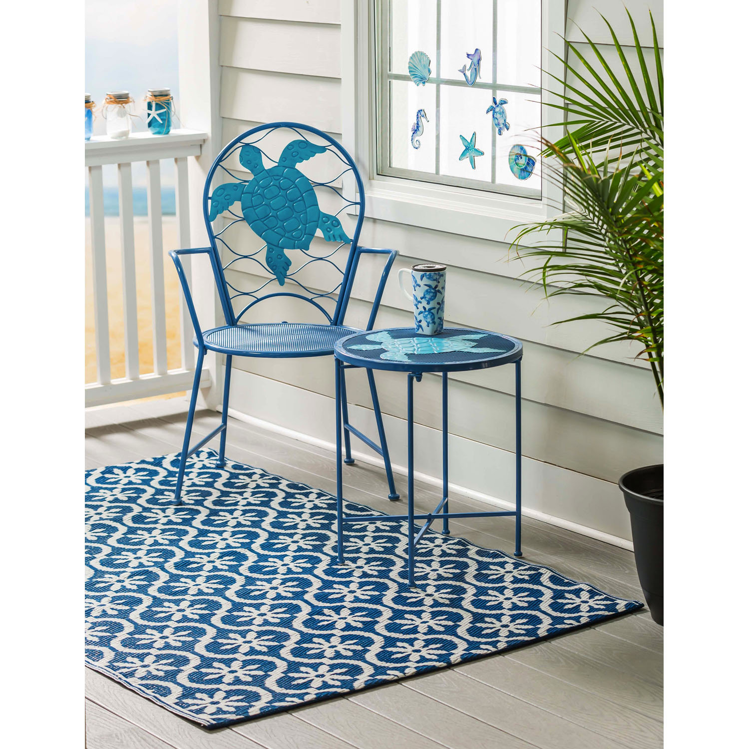 Bay Isle Home™ Metal Tortoise Outdoor Table And Chair Set - Wayfair Canada
