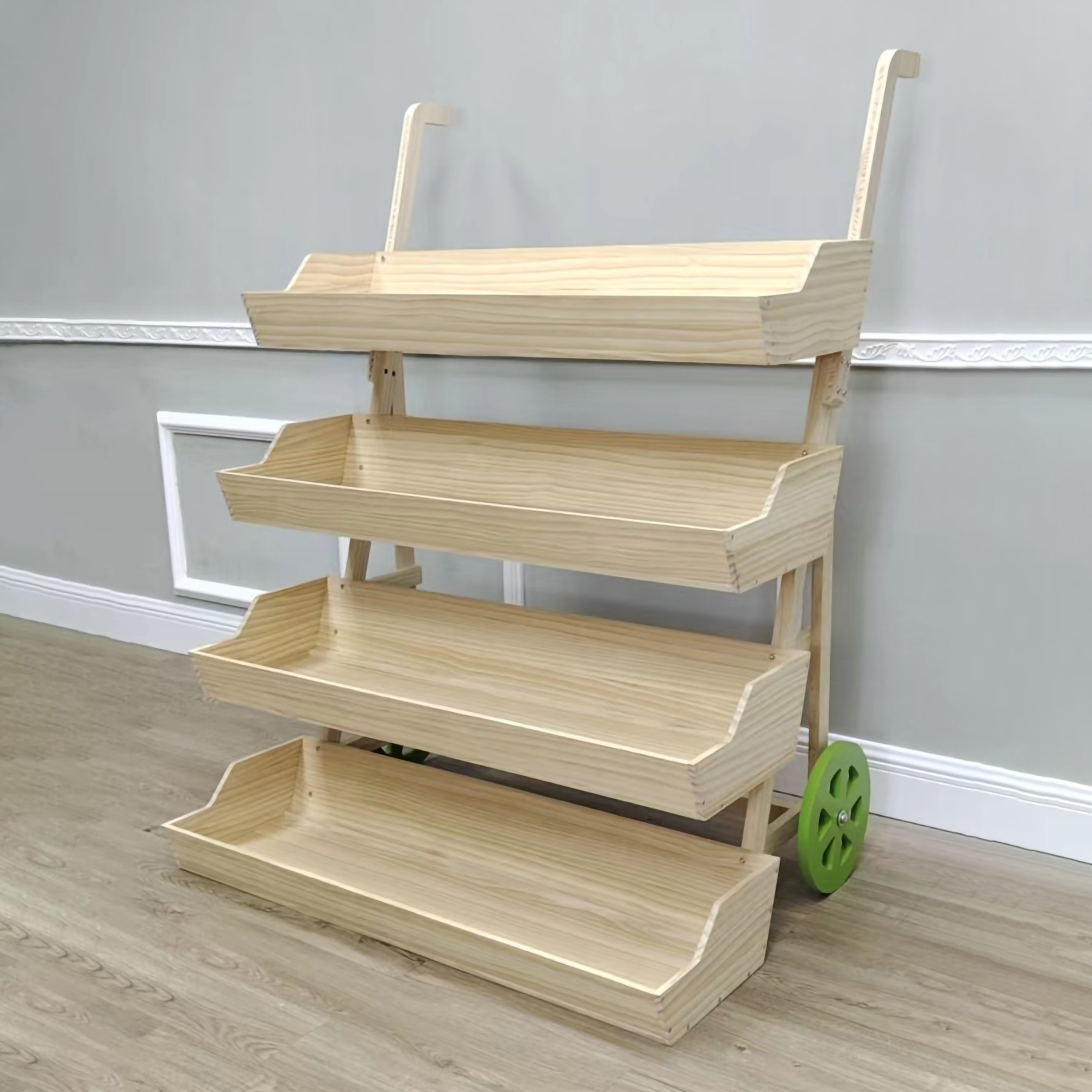 FixtureDisplays Flower Cart Vending Cart Farmers Market County Fair ...