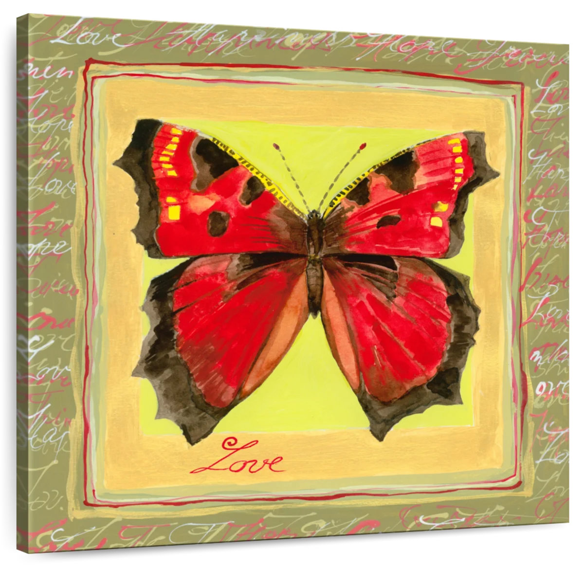 Elephant Stock Virtue Butterfly I | Wayfair