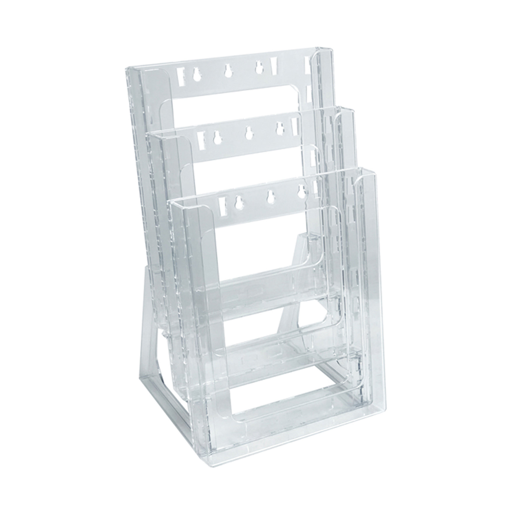 Azar Displays Three-Tier Modular Letter Brochure Holder, 2-Pack | Wayfair