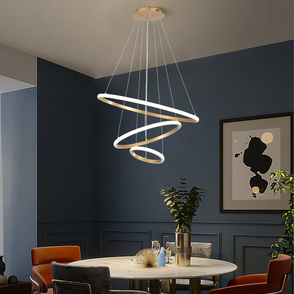 Wrought Studio™ Dado 3 - Light LED Tiered Chandelier & Reviews | Wayfair