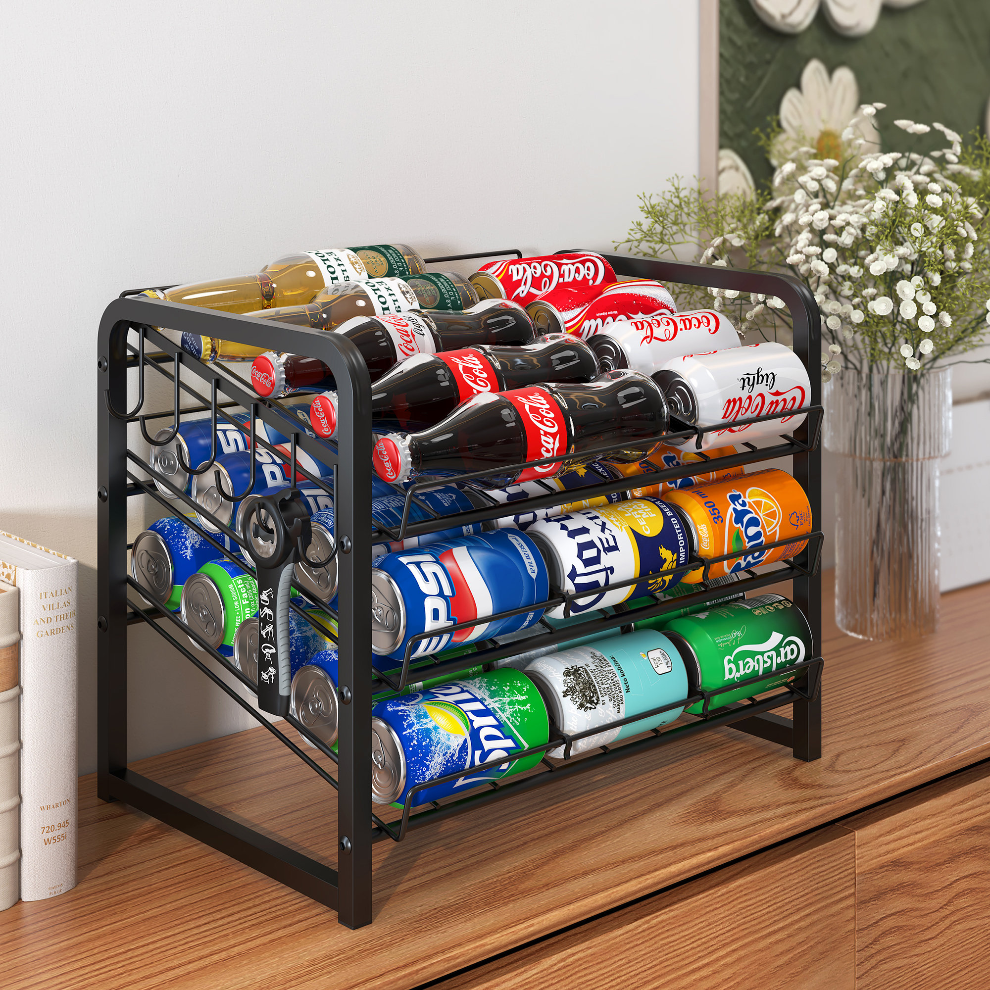 Ebern Designs 3 - Tier Stackable Can Rack Organizer And Stackable ...