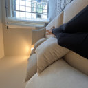 Home by Sean & Catherine Lowe Veda 118" Square Arm Sofa with Reversible ...