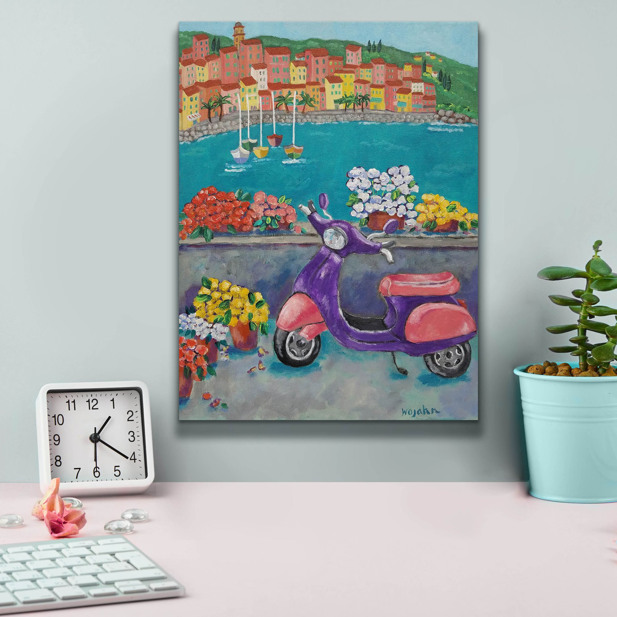 Red Barrel Studio® Vroom with a View by Holly Wojhan - Wrapped Canvas ...