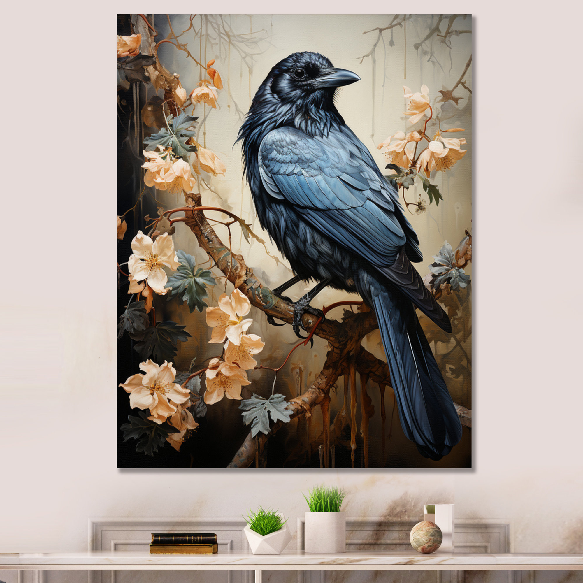 Red Barrel Studio® Yakisha Crow Serenity And Strength I On Canvas Print ...