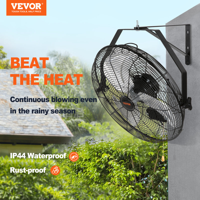 VEVOR 21.7'' Wall Mounted Fan Fan & Reviews | Wayfair