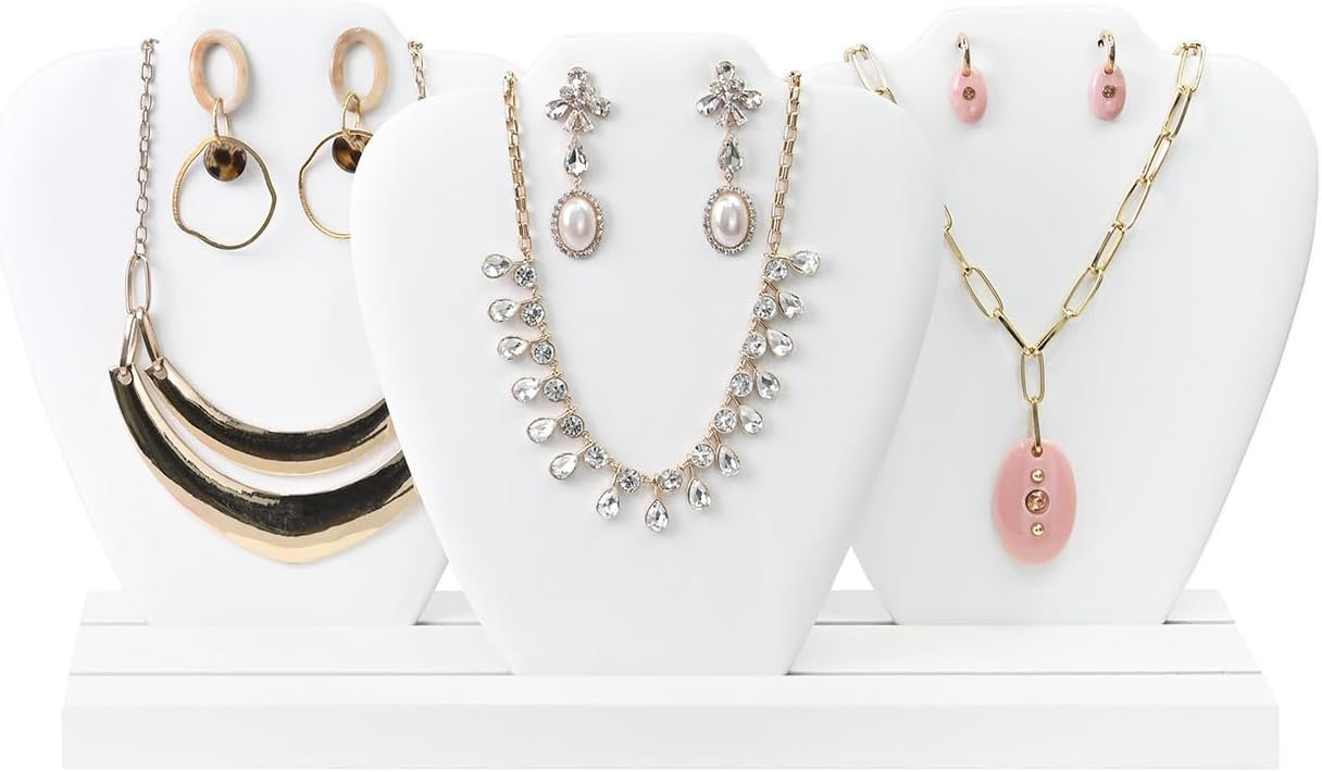 Ebern Designs Deluxe White Faux Leather Covered MDF Wood Multiple ...