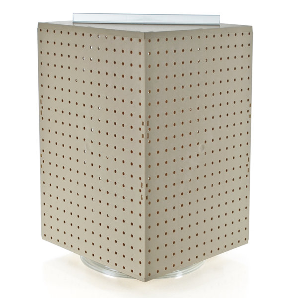 Azar Displays 4-Sided Revolving 21" H x 15" W Pegboard | Wayfair