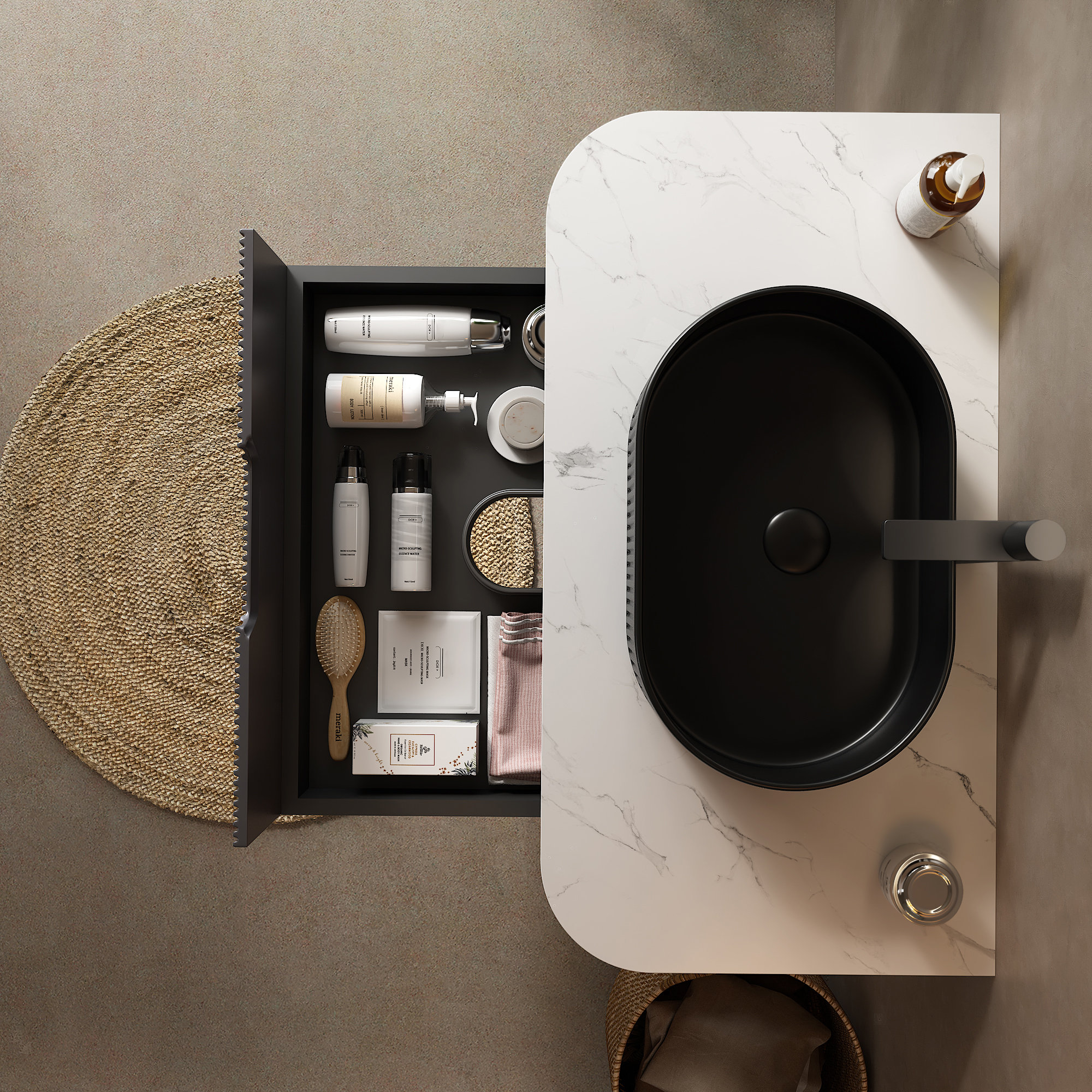 Wrought Studio™ Enyeart 36" Bathroom Vanity With Sink, Modern Wall ...