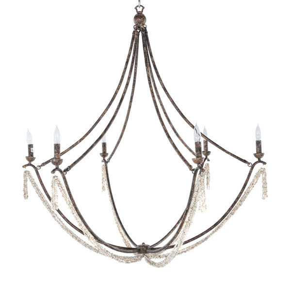 Gabby Nakita 6 - Light Candle Style Chandelier & Reviews | Perigold