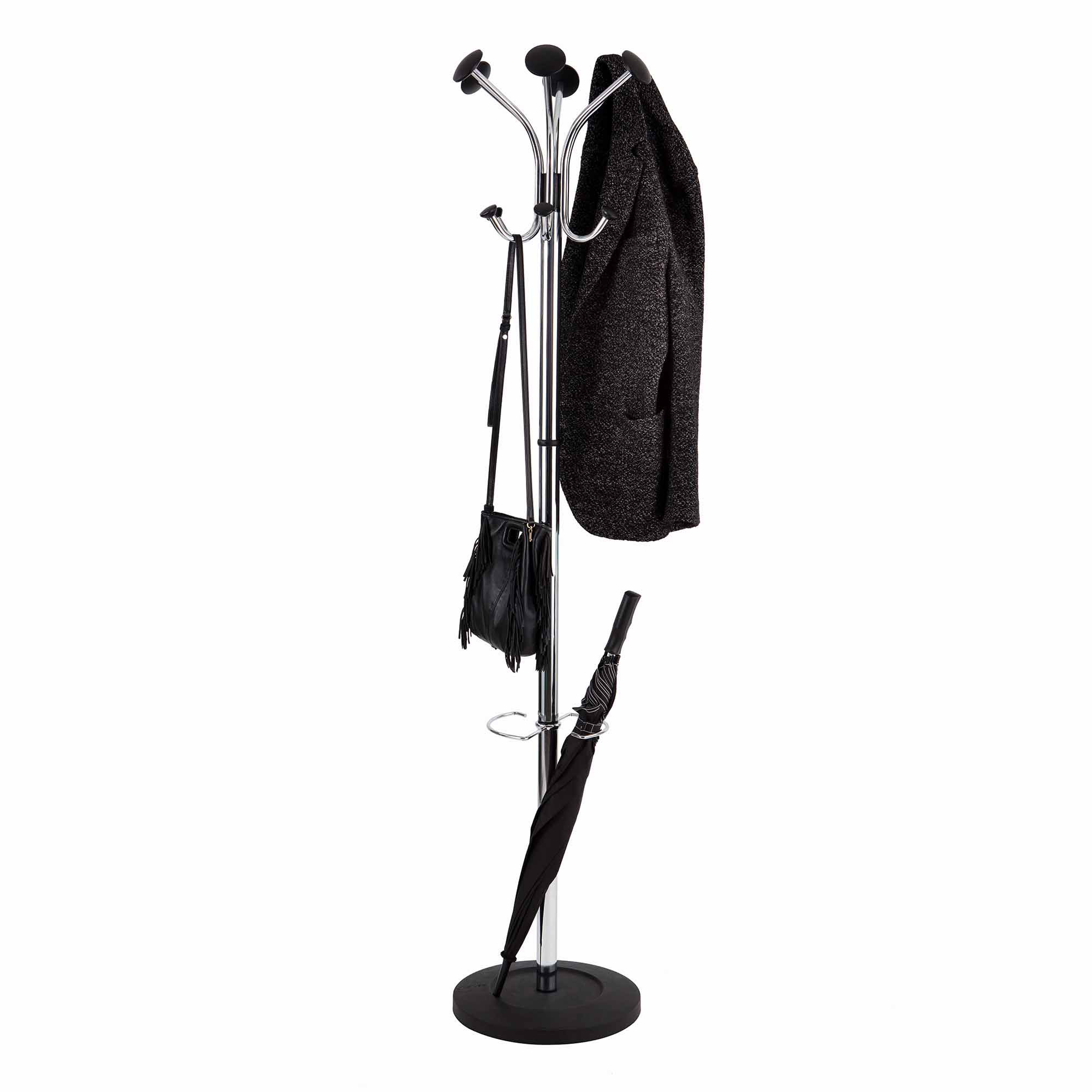 Alba, Inc Alba Chromy Costumer Coat Rack & Reviews | Wayfair