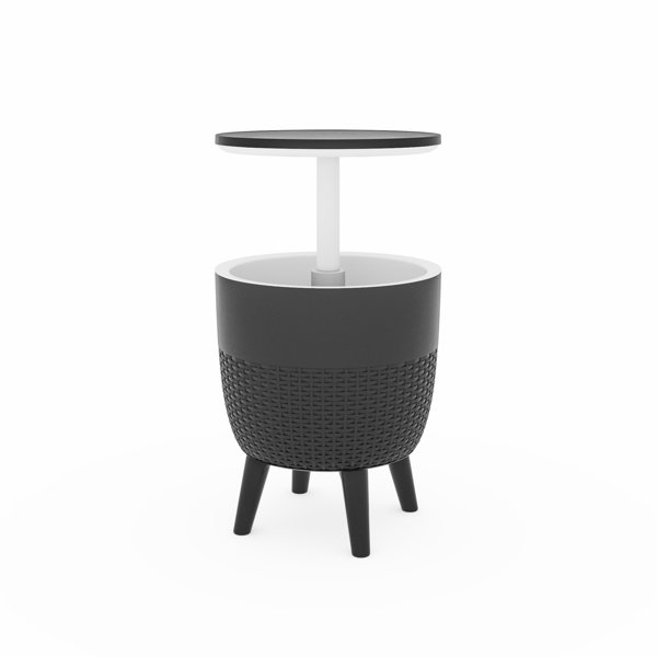 Strata Furniture Ottoman Cooler In Black | Wayfair