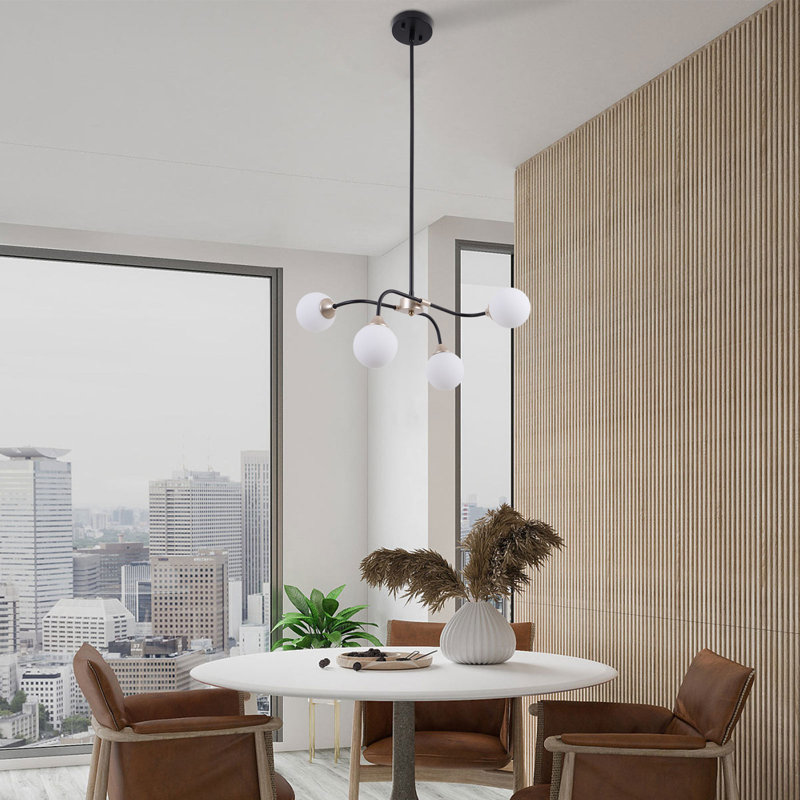 Wrought Studio™ Chaunce 4 - Light Bulb Pendant | Wayfair