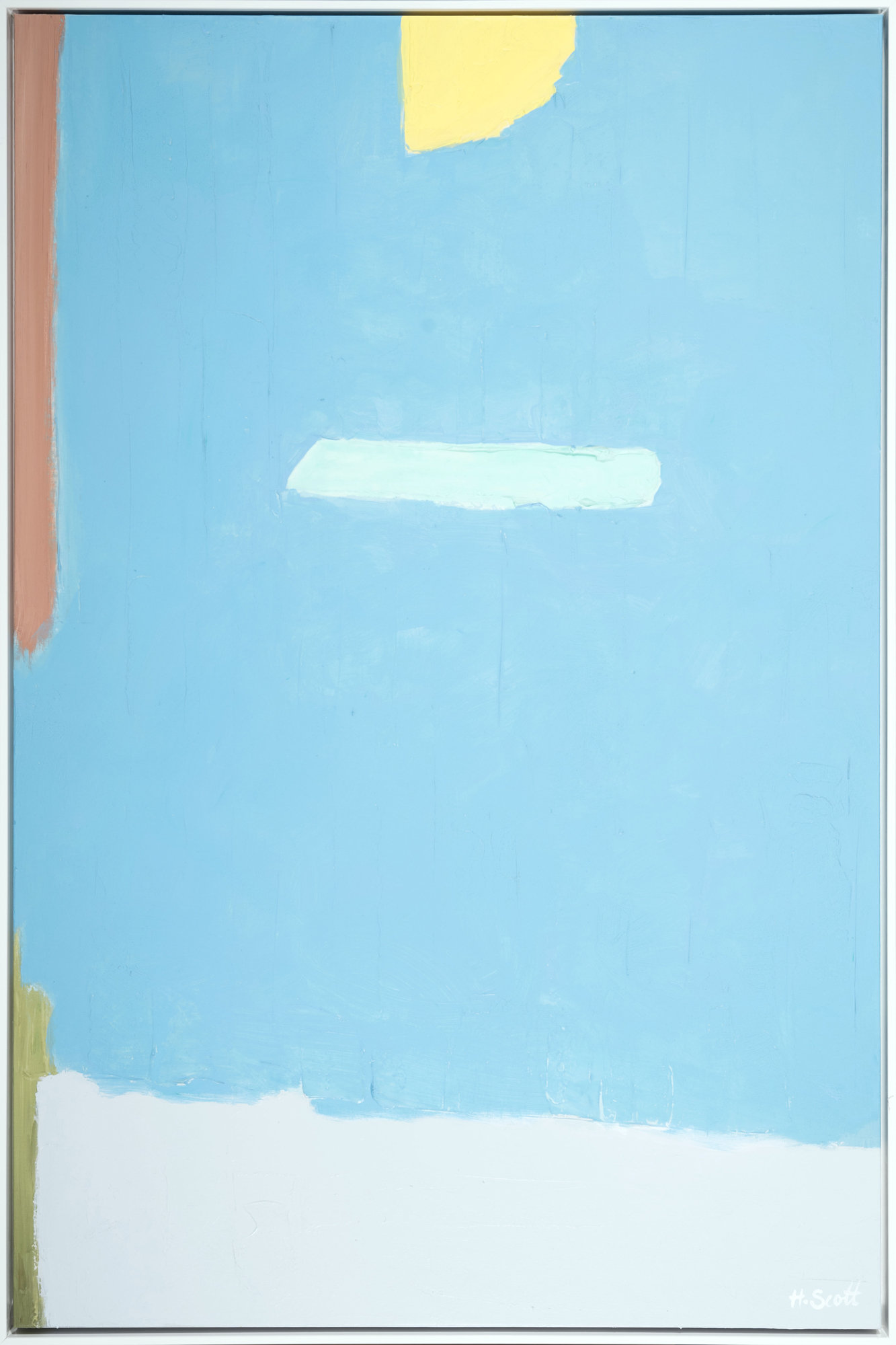 RFA Decor Shape Study 1 by H. Scott - Floater Frame Painting on Canvas ...