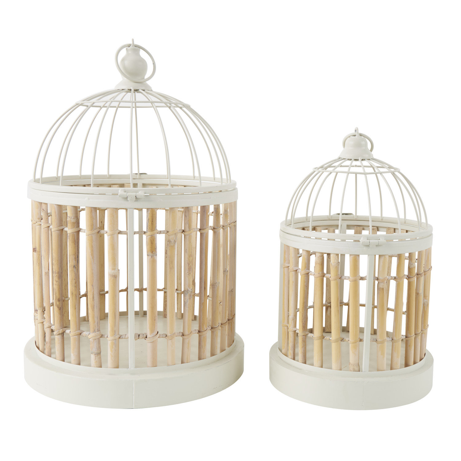 Tucker Murphy Pet™ Dogan 2 Piece Wood Dome Top Hanging Bird Cage Set ...