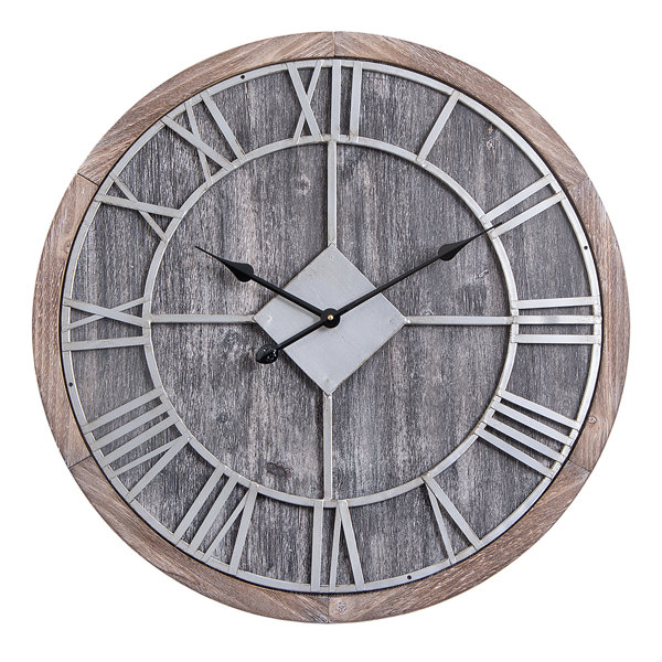 Gracie Oaks Oversized Bernhard 28" Wall Clock & Reviews | Wayfair