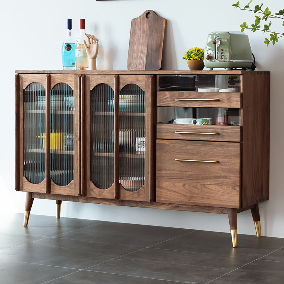 DineElegance.r Nordic Japanese style sideboard cabinet - Wayfair Canada