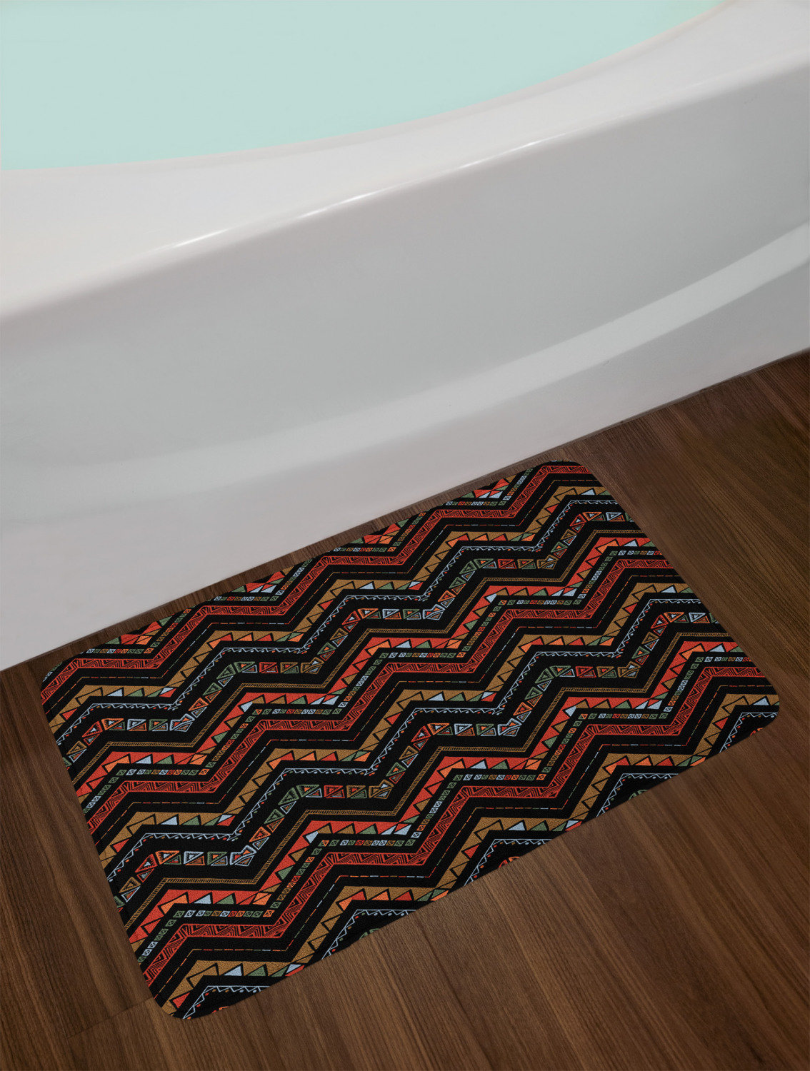 East Urban Home Aztec Bath Rug | Wayfair