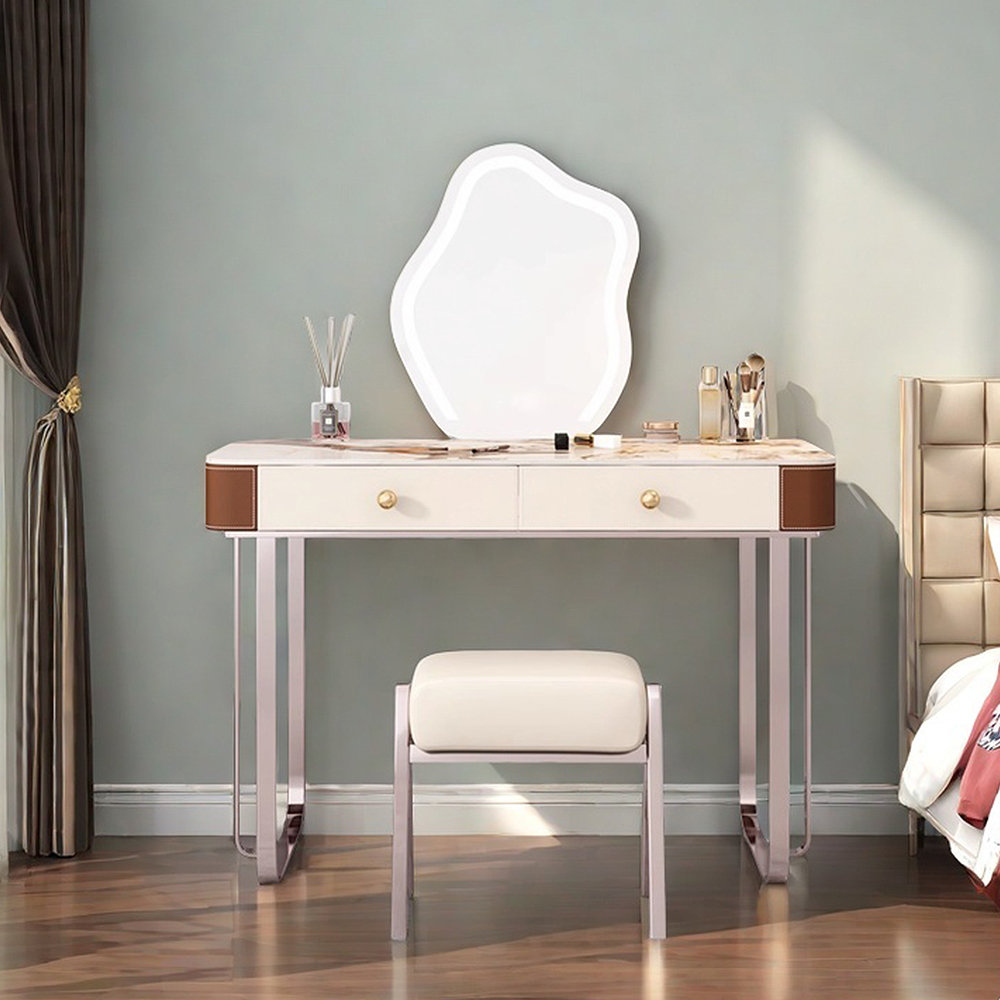 parkerlees Multifunctional dresser Rock board makeup table | Wayfair