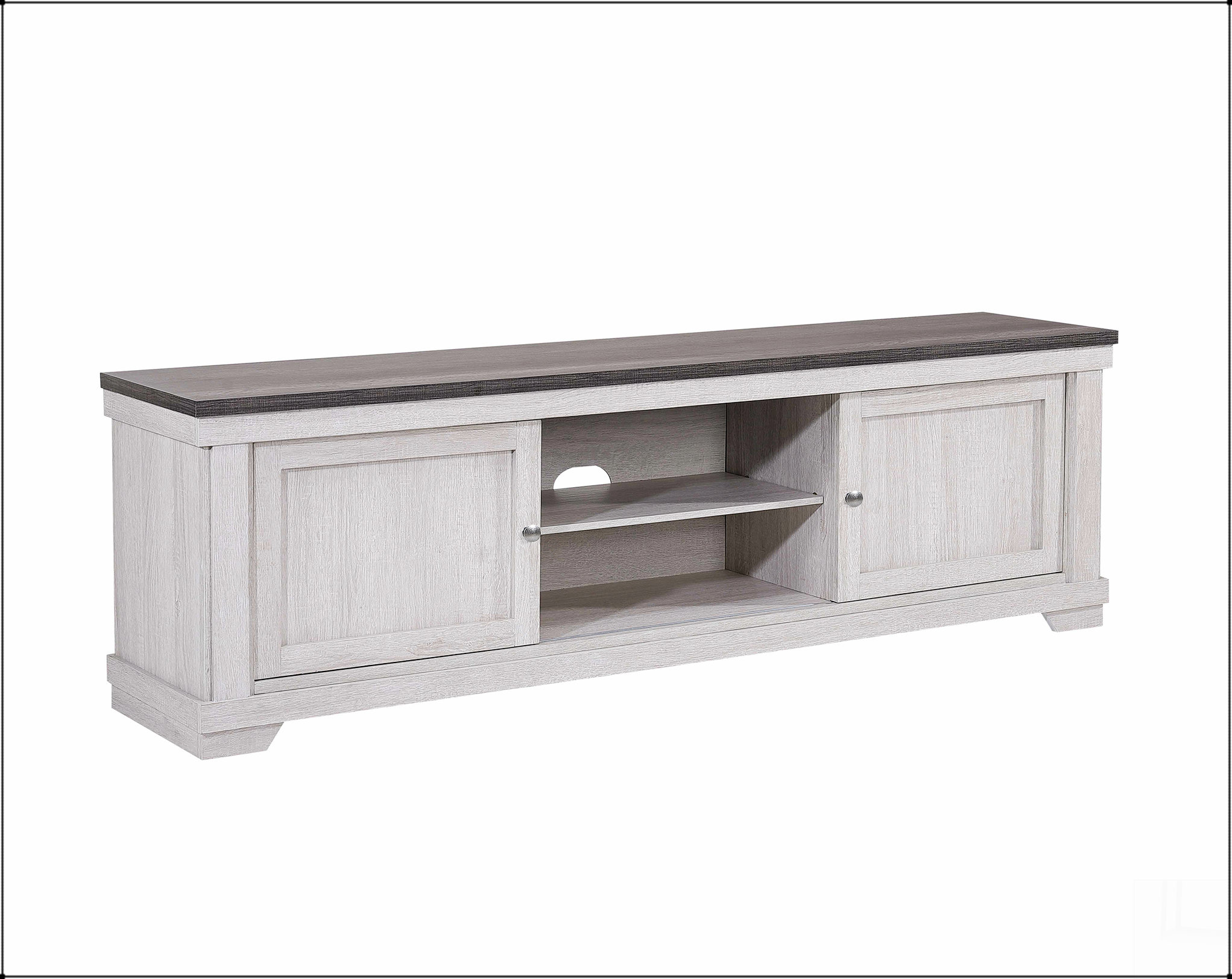 Lark Manor™ 1pc Contemporary Entertainment Console TV Stand Weathered ...
