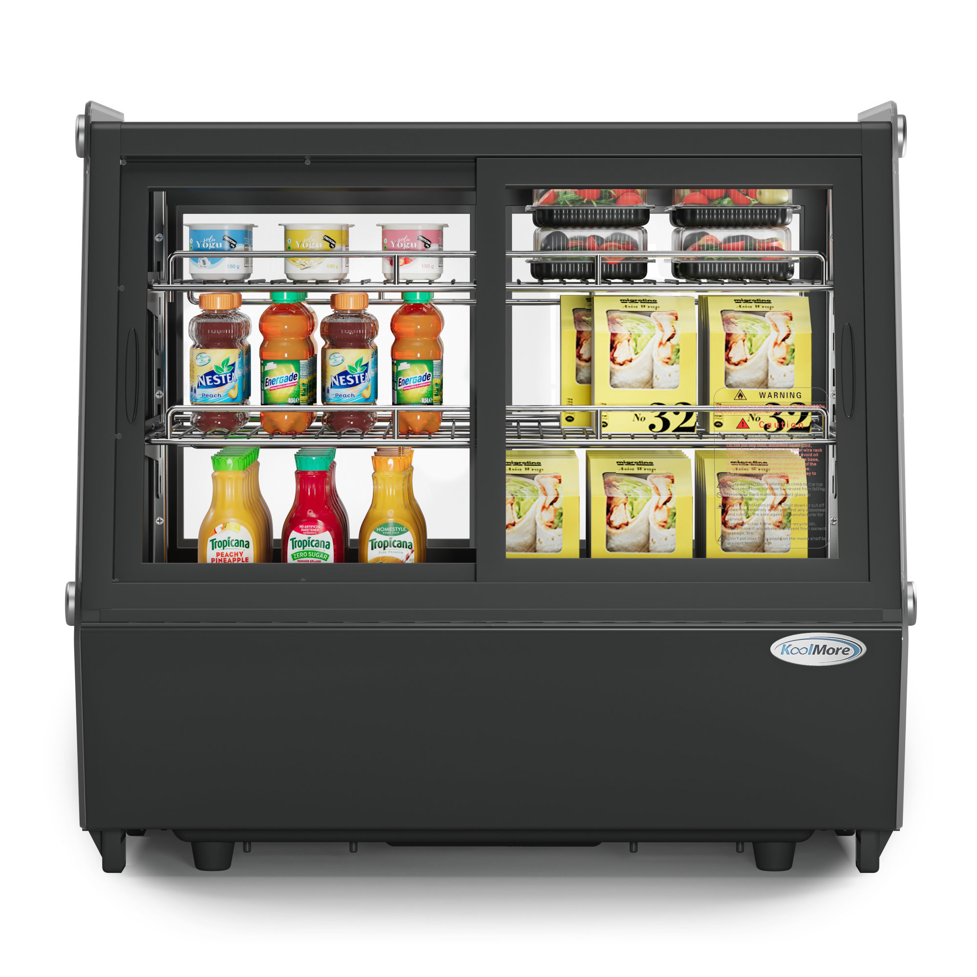 KoolMore 28 in. Self-Service Countertop Display Refrigerator (CDC-125 ...