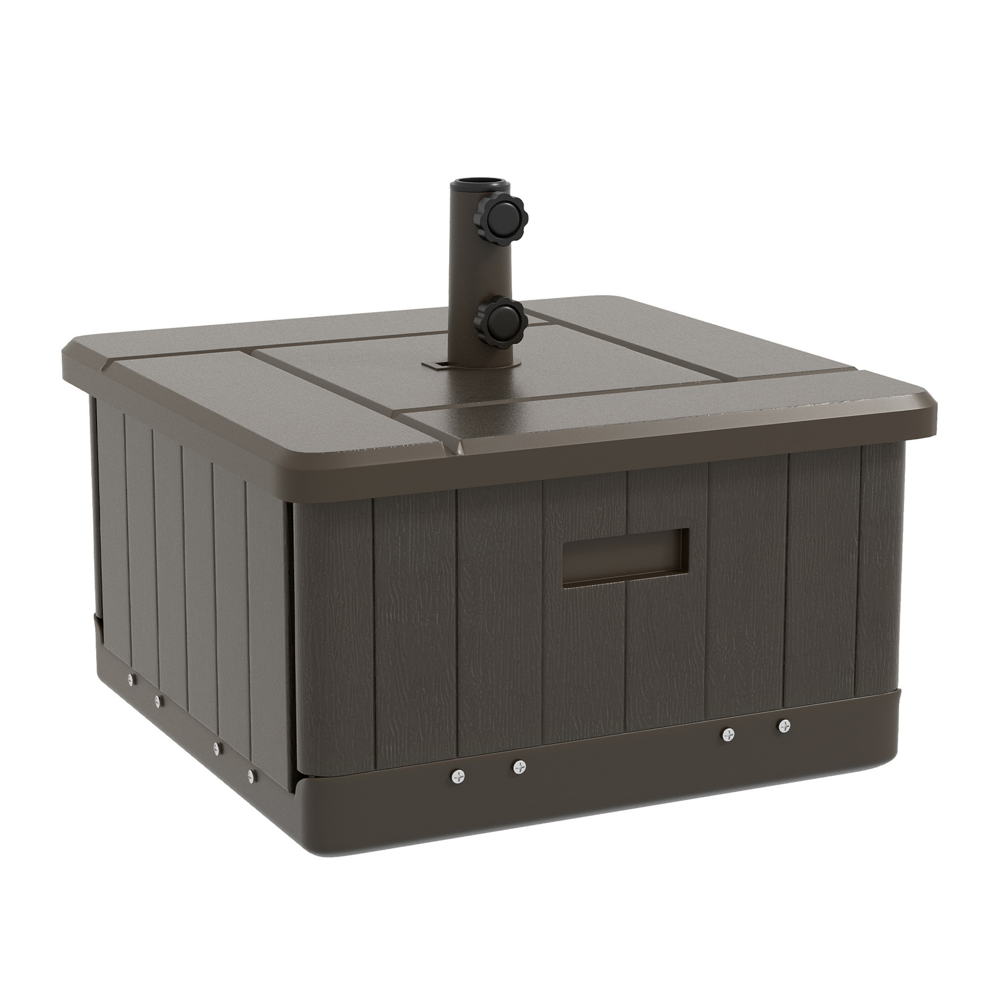 wendeway Base de parasol d'extérieur 3 en 1 Outsunny, table de bout ...