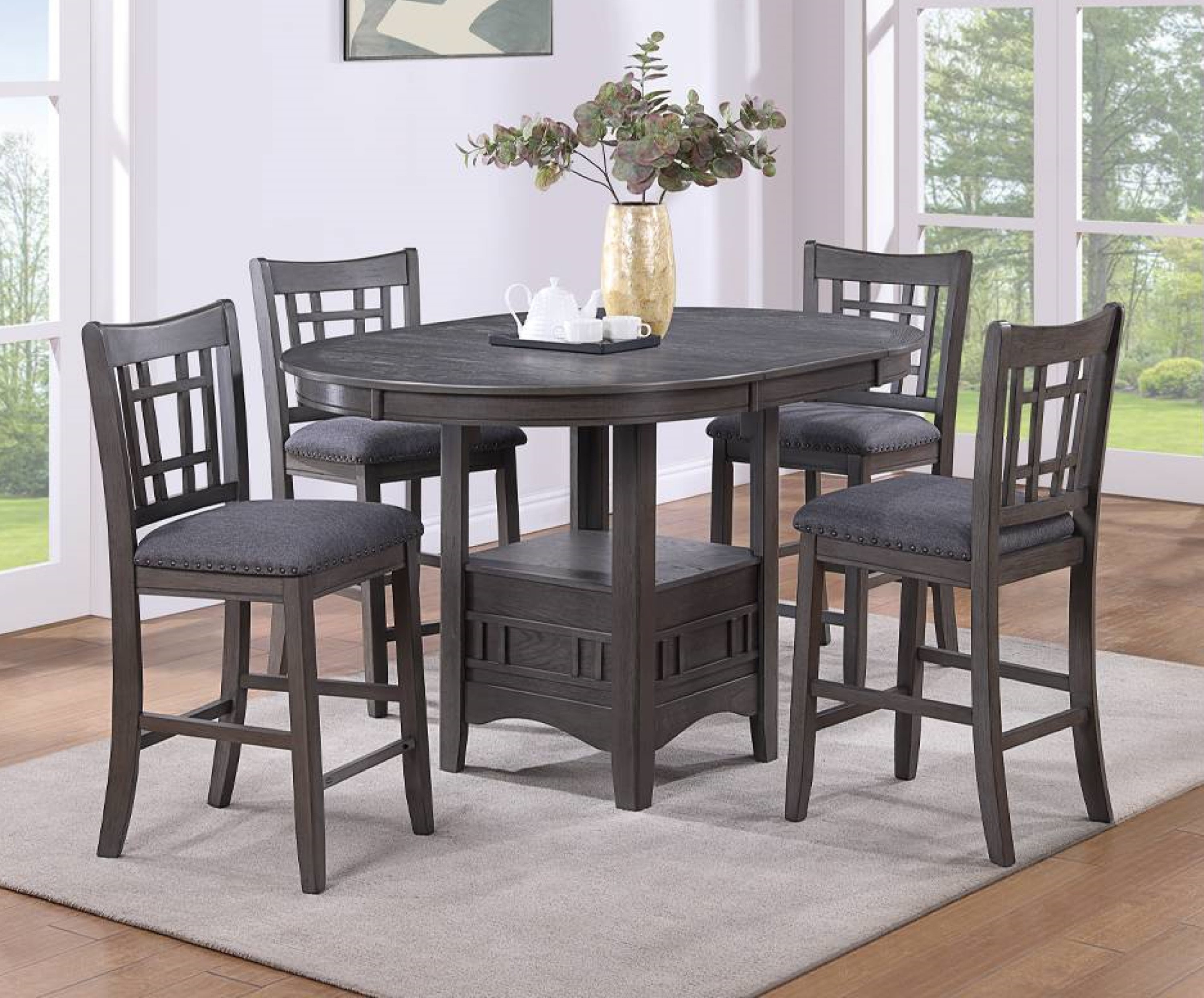 F&L Homes Studio Talia Counter Height Diningtable Set | Wayfair