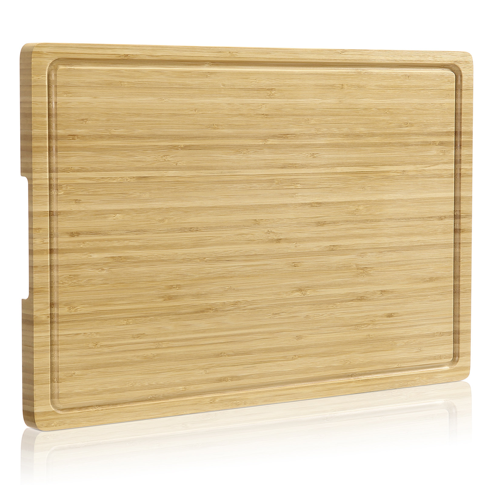 Sangdo Extra Large Bamboo Wood Cutting Board 20 x 15 Inch, Kitchen ...
