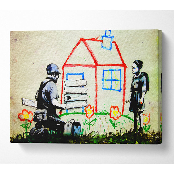 ClassicLiving Wendy House Barricade - Wrapped Canvas Print | Wayfair.co.uk