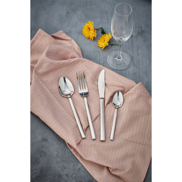 Stellar James Martin 24 Piece Stainless Steel Cutlery Set , Service for ...