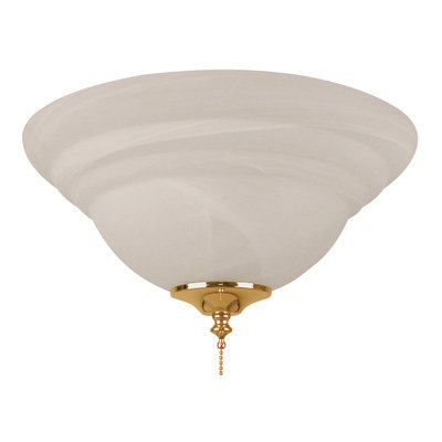 Charlton Home® Elegance 2-Light Universal Ceiling Fan Bowl Light Kit ...