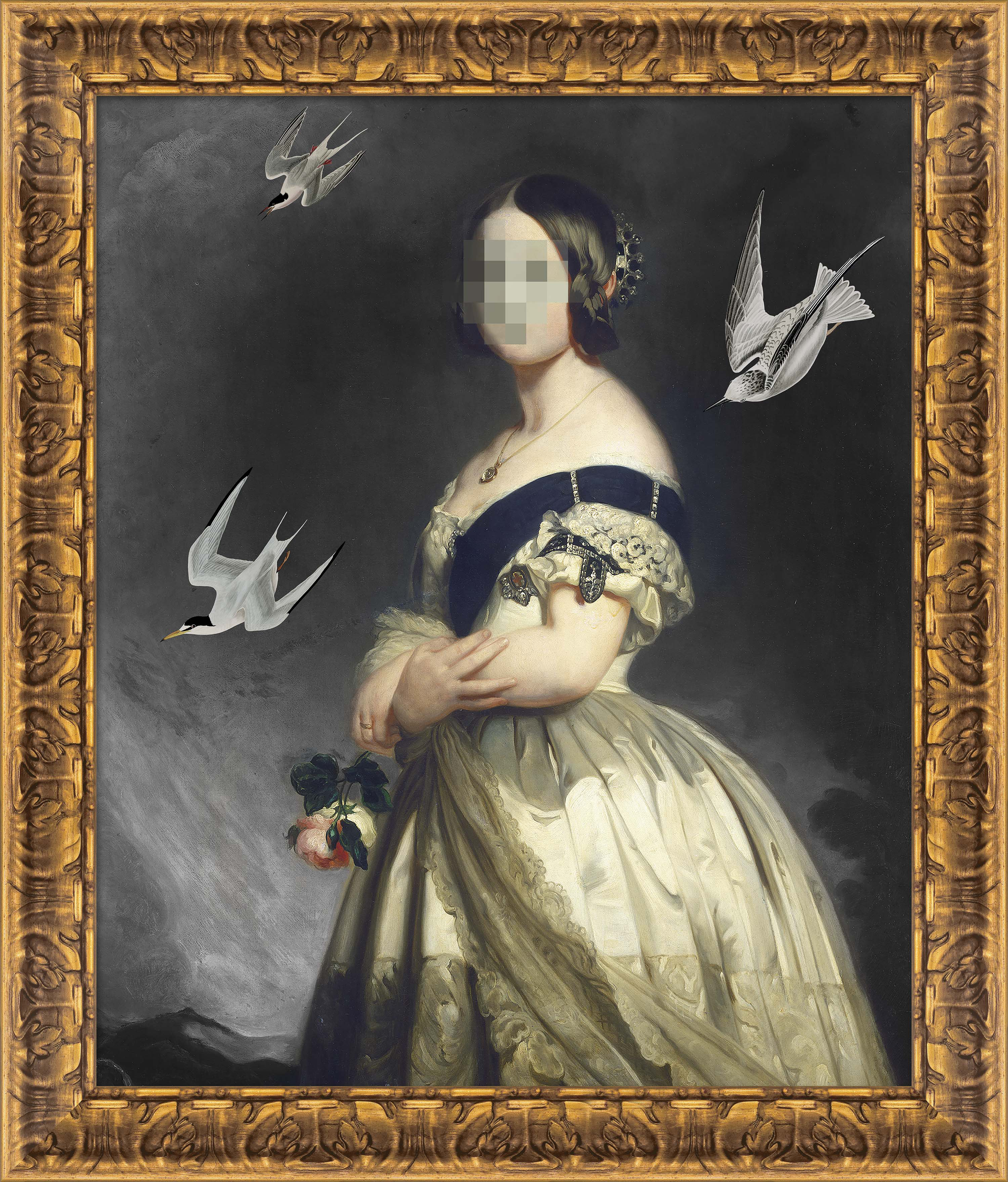 Soicher Marin Pixelated Portrait 4 - Picture Frame Graphic Art on Paper ...