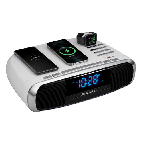 Studebaker Digital Electric Tabletop Clock with Alarm | Wayfair