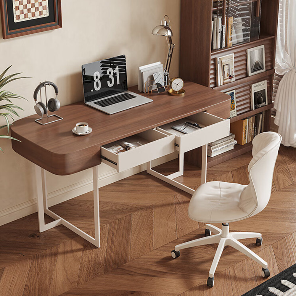 Canora Grey French style small minimalist desk | Wayfair
