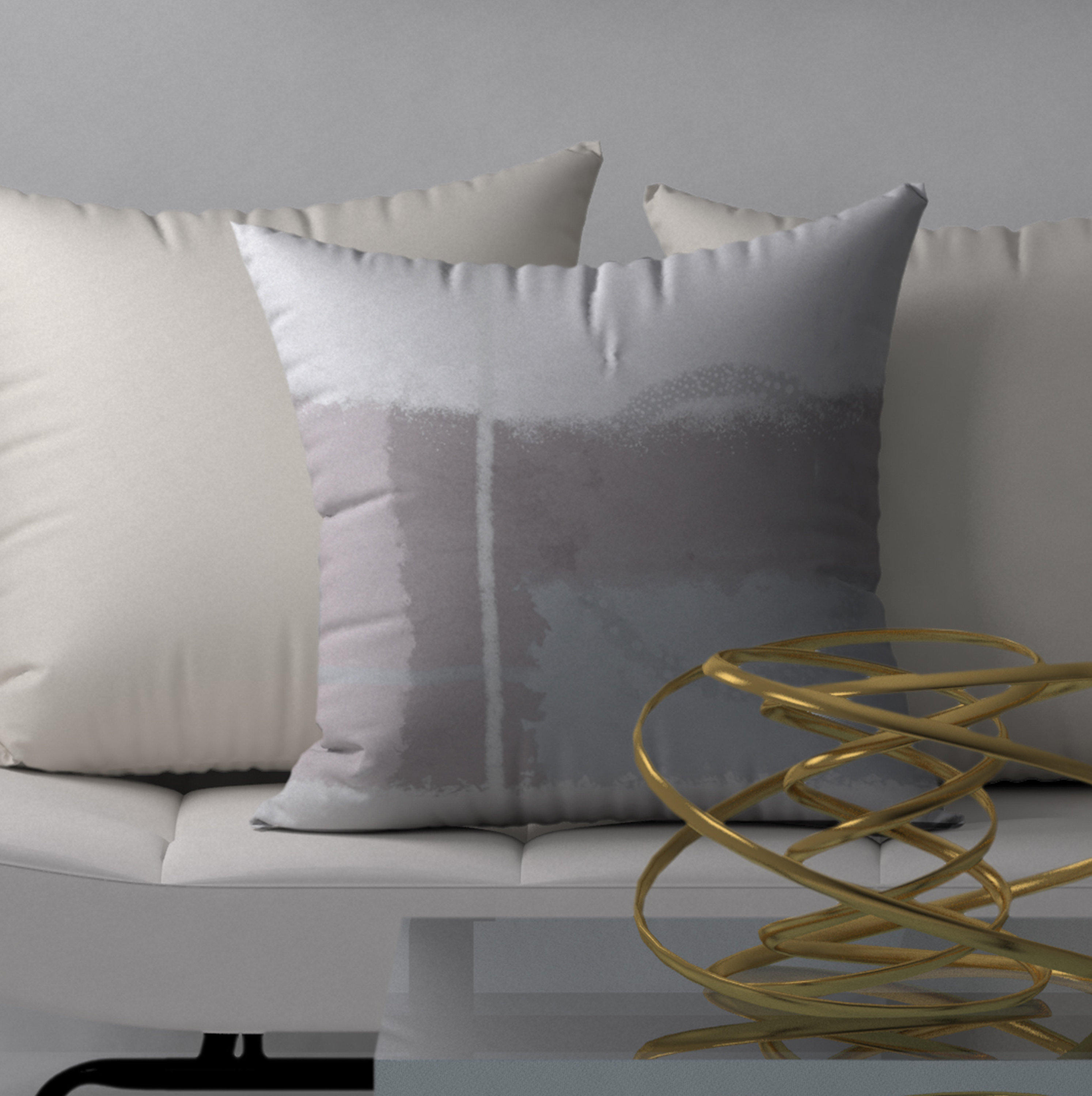 LeRoi Products Plump Logical Decorative Square Pillow Cover & Insert ...