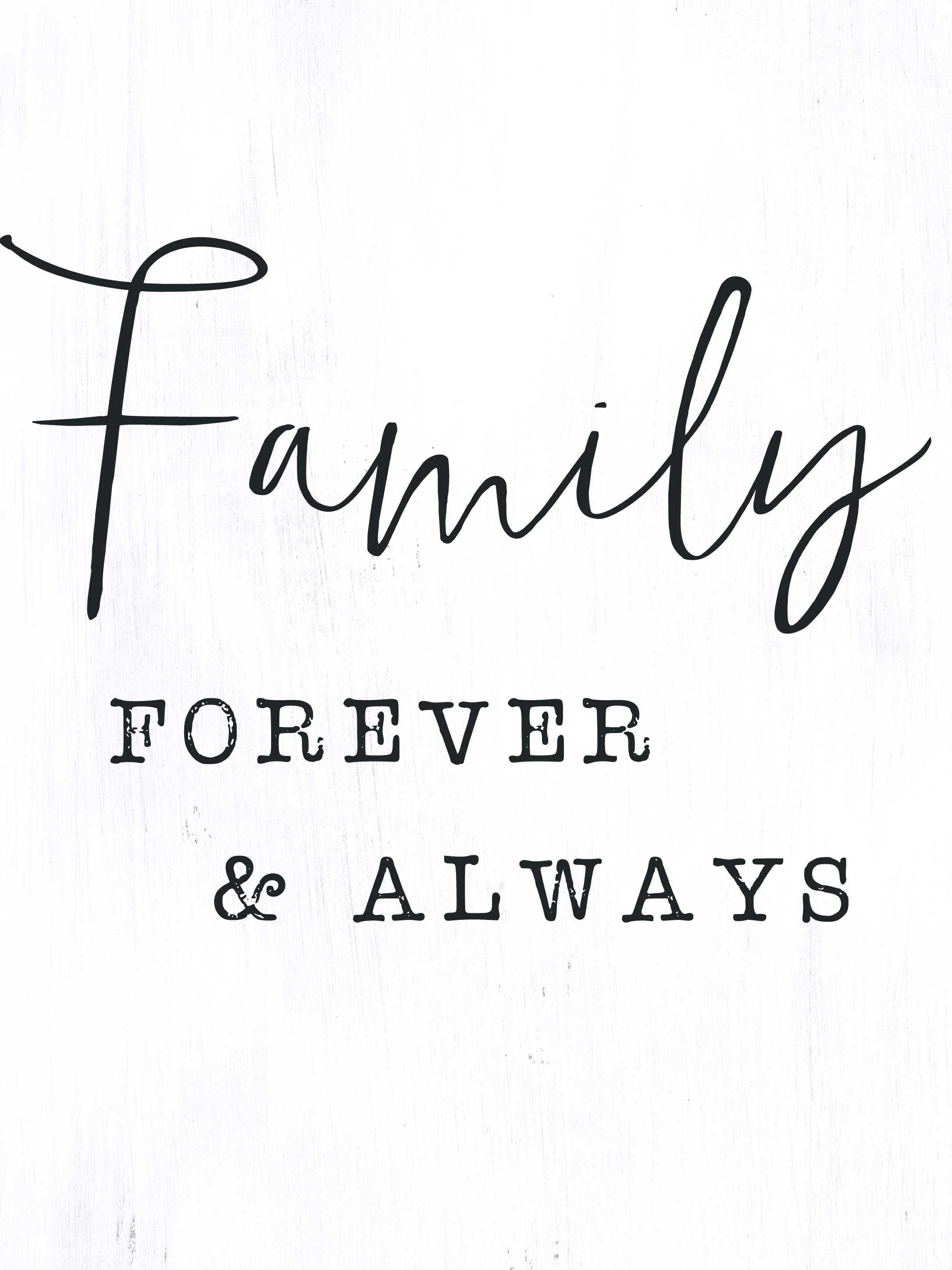 Trinx Family Forever - Wrapped Canvas Print | Wayfair